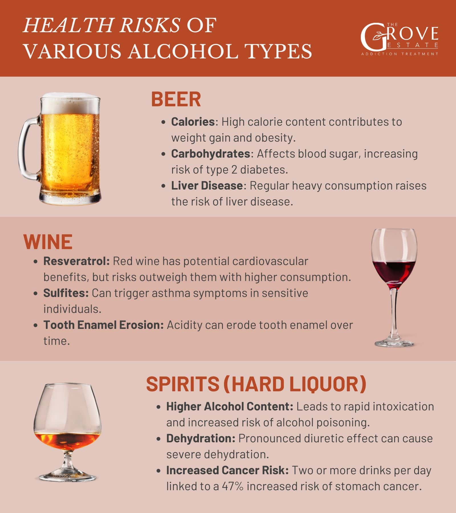 Different Types of Alcohol (Drinks and Beverages)