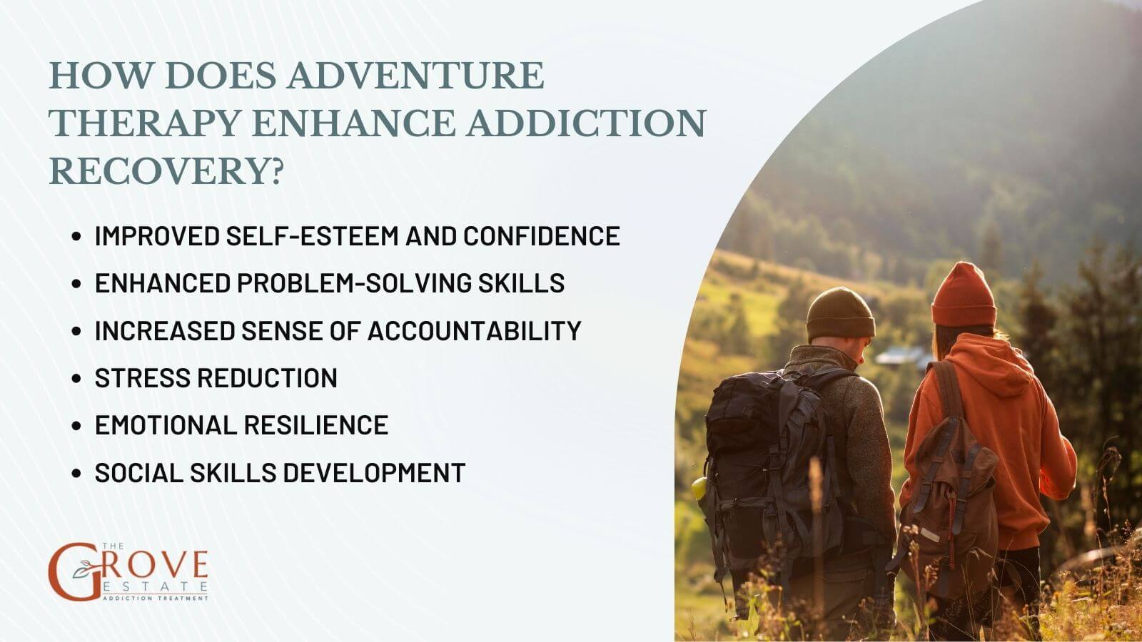 Adventure Therapy for Addiction: Challenges, Growth, Recovery