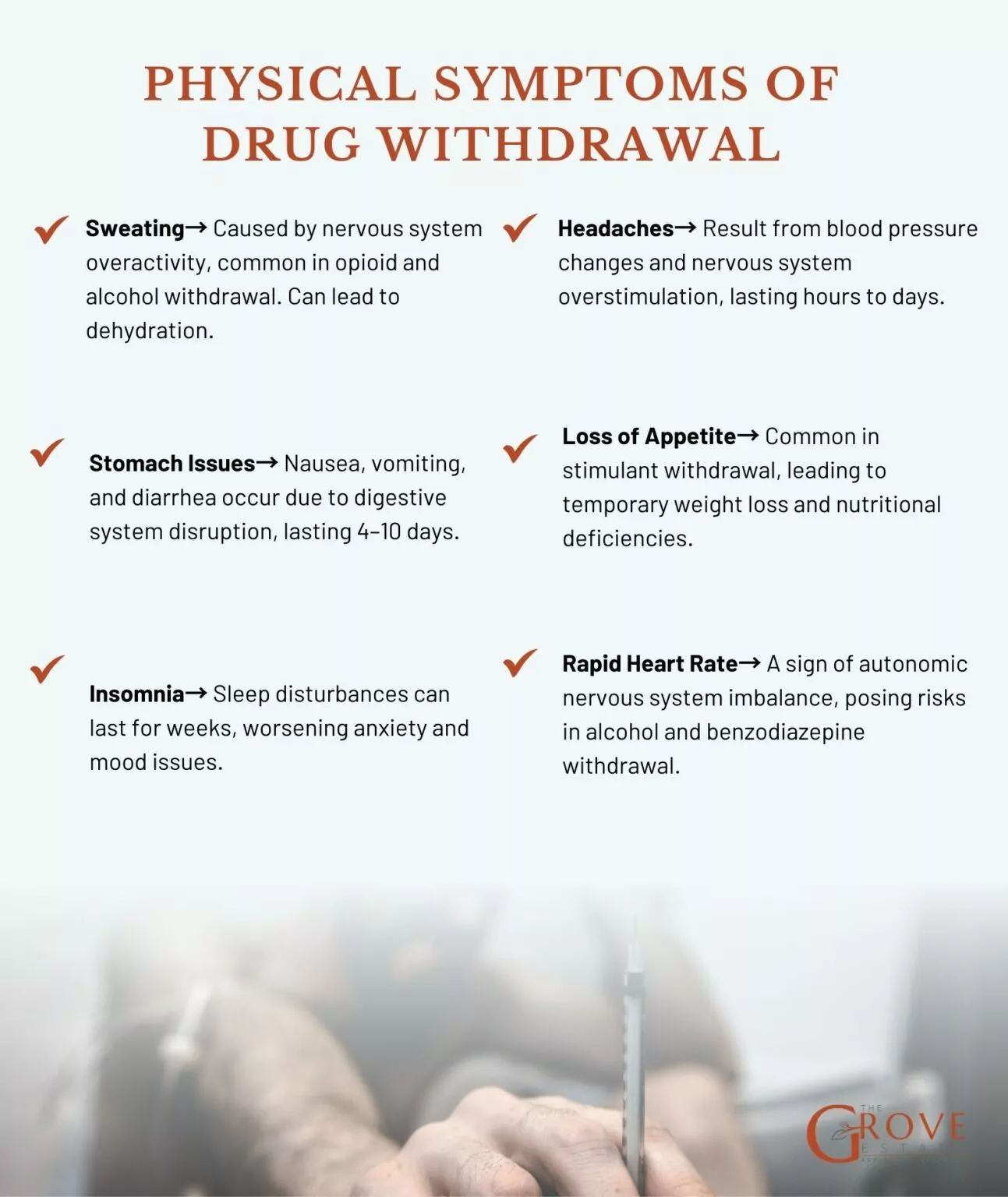 Common Drug Withdrawal Symptoms: Physical and Psychological