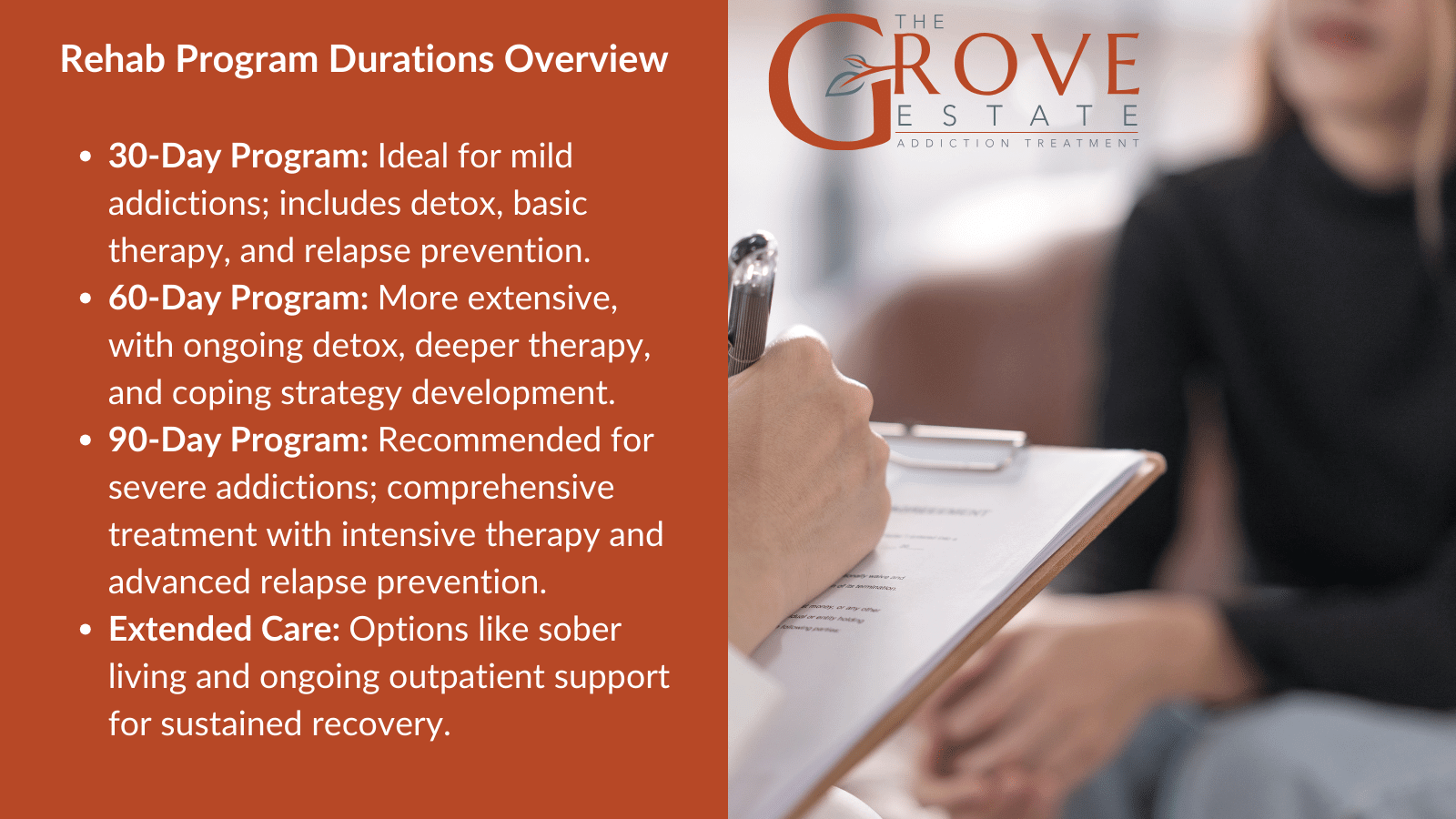 How Long Does Drug and Alcohol Rehab Take? Length of Stay